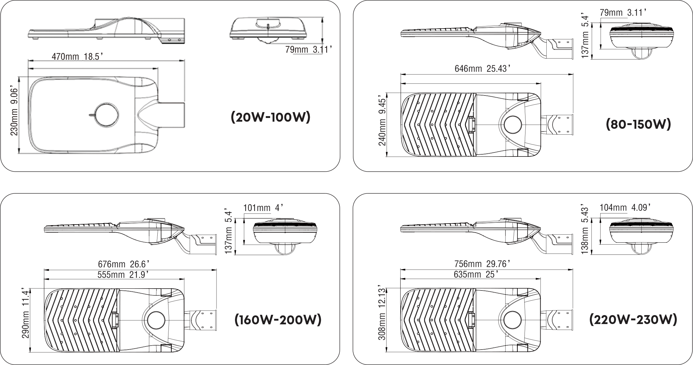 High-Performance, Energy-Saving 50W small-Intelligent Outdoor Lighting ...